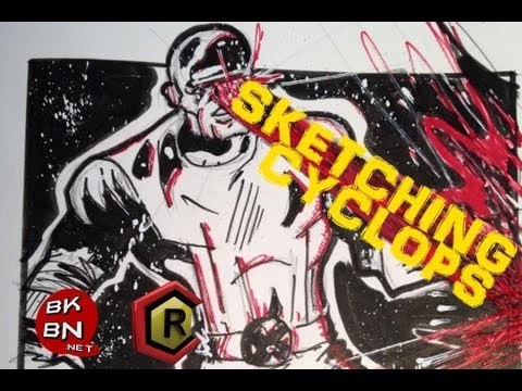 CCR DRAWS: Cyclops (Jack Kirby Version)