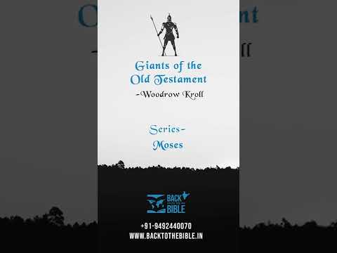 English | Mar 5 | Moses | Giants of the OT | Woodrow Kroll