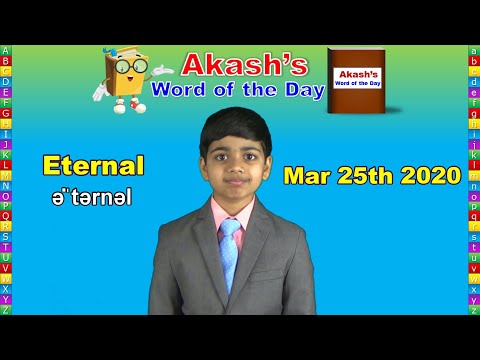 Eternal | Word of the Day