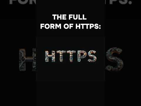 Full Form of HTTPS in 5 Seconds #coding #cpu #fullform #tech