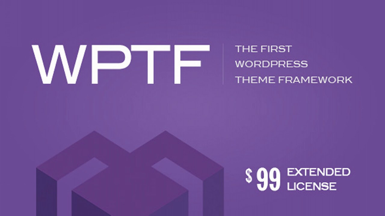 WPTF - WordPress Theme Framework | Codecanyon Scripts and Snippets