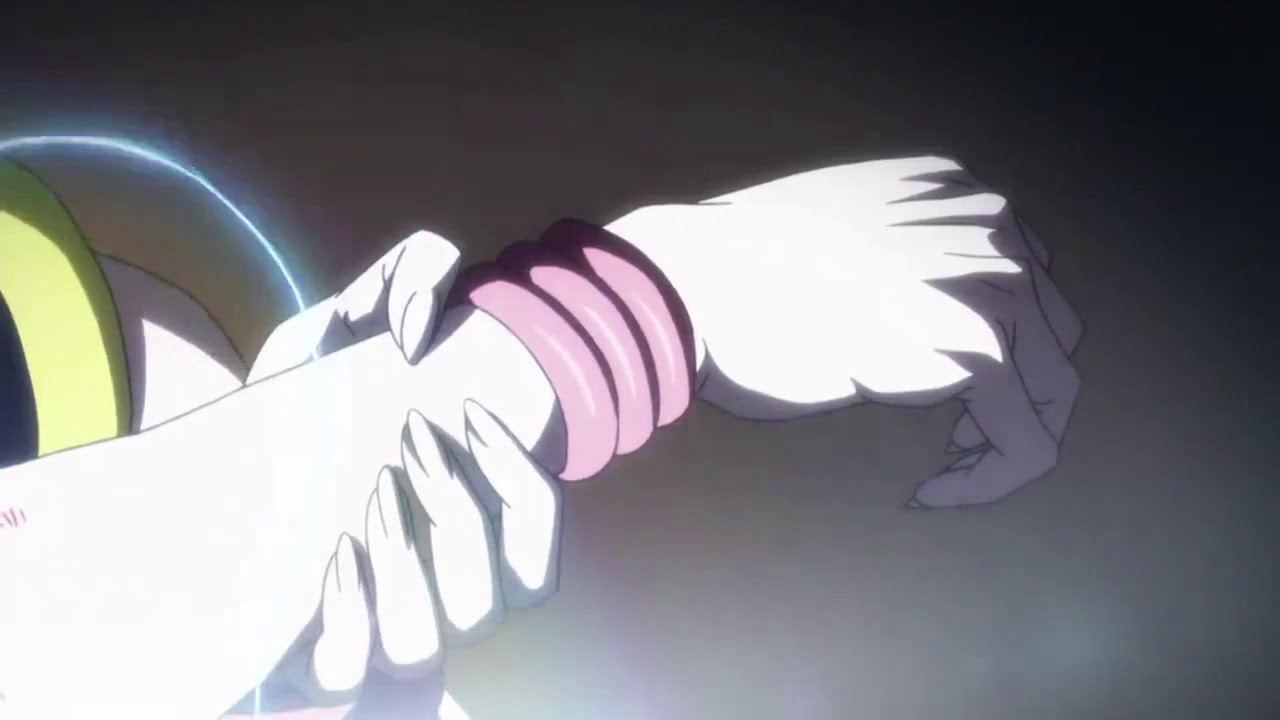 Machi fixes Hisoka’s right arm