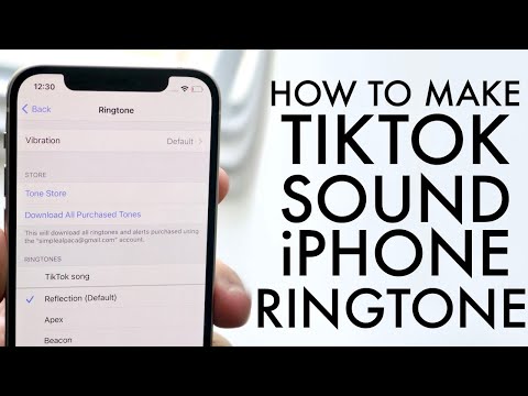 How To Turn TikTok Sound Into iPhone Ringtone!