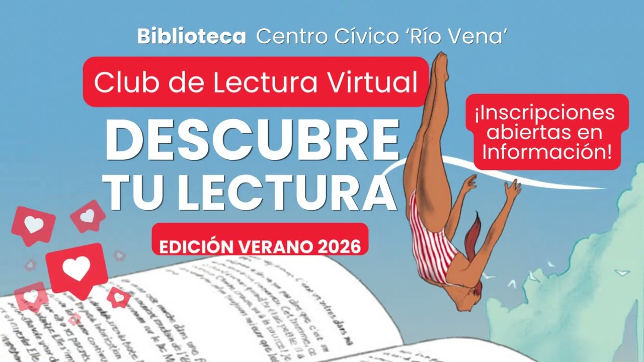 ¡¡ABIERTAS las inscripciones para la edición de VERANO 2026 de #DescubreTuLectura!!