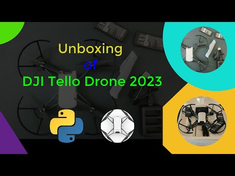 Ryze DJI Tello Drone Unboxing 2023 | Drone programming with Python