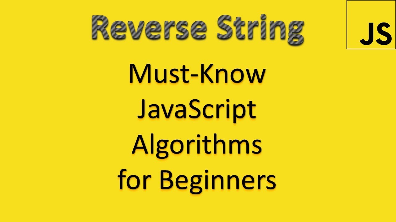How to Reverse a String in JavaScript Without Using the Reverse Array Method