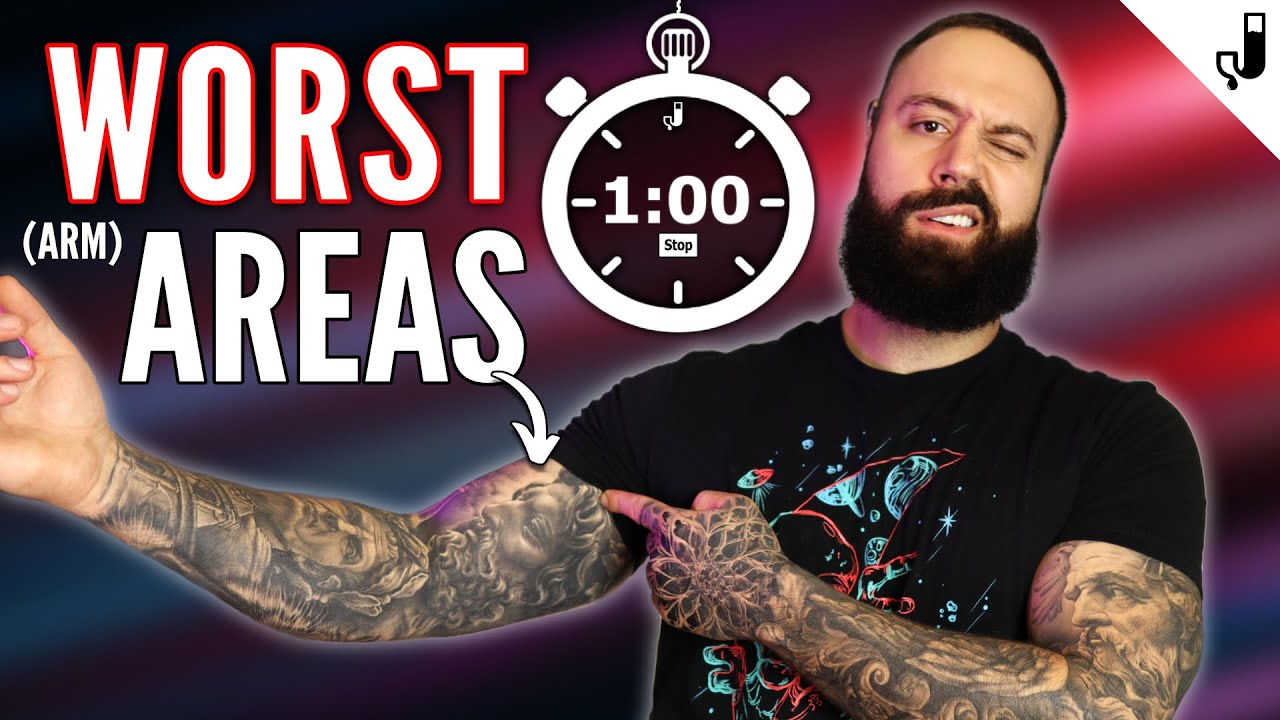 The MOST PAINFUL AREAS to Get Tattooed ON THE ARM