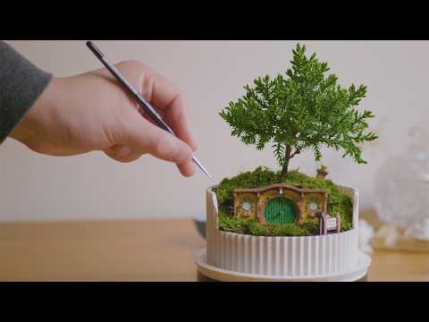 🪴 Lord of the Rings - Hobbiton Bonsai Terrarium Pot・Free 3MF File for ...