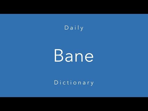 Bane (Daily Dictionary)