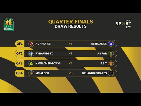 Caf Champions League Quarter Final Live Draw