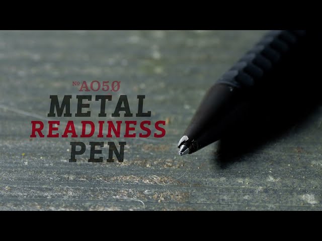 Rite in the Rain Black Metal Readiness Pen No. AO50 | AO50