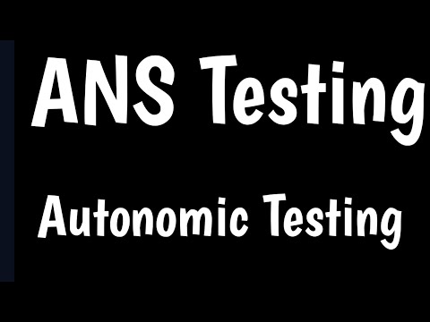 Autonomic Testing | Autonomic Function Test | ANS Testing |