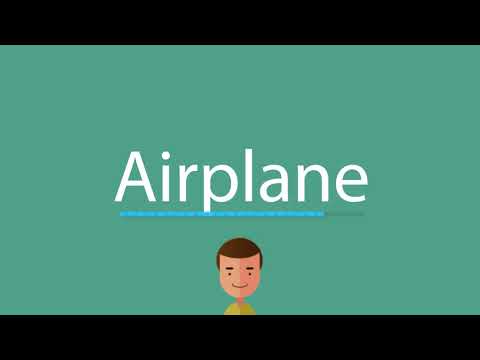 How to say Airplane
