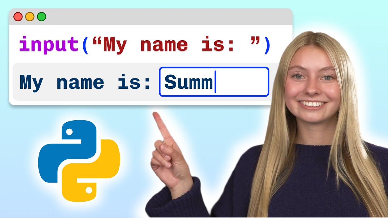 Python User Input - Visually Explained