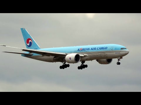 [4k] Boeing 777 Cargo | Qatar Airways & Korean Air Cargo 777