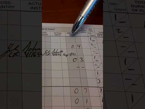 How to Fill Your Pilot LogBook!