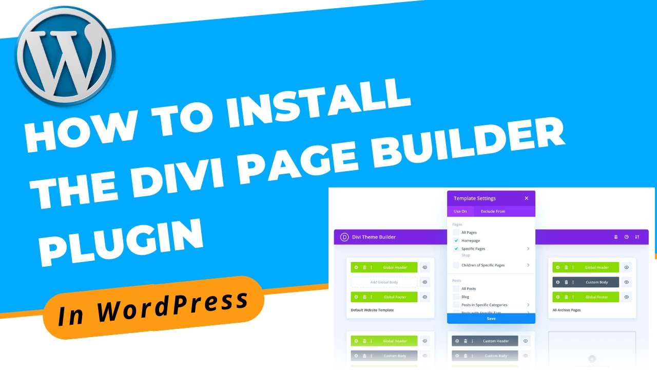 How to Install Divi Builder Plugin - Divi Builder | WordPress Tutorial 2022