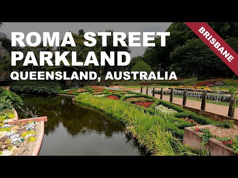 Roma Street Parkland, Brisbane CBD, Queensland, Australia