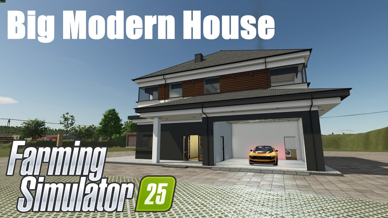 Farming Simulator 25 Mods - Big Modern House