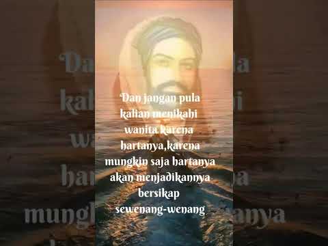 Nikahi wanita karena || Ali bin Abi Thalib