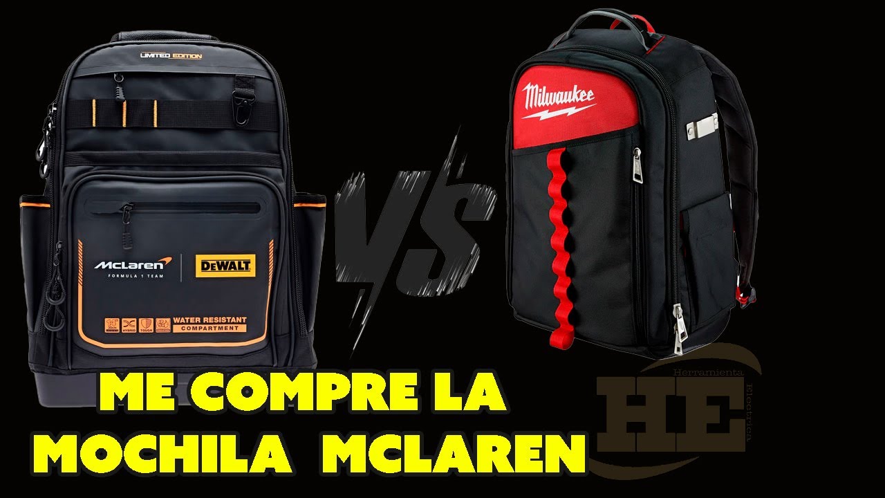 Mclaren Dewalt Backpack but BIG but Resistant