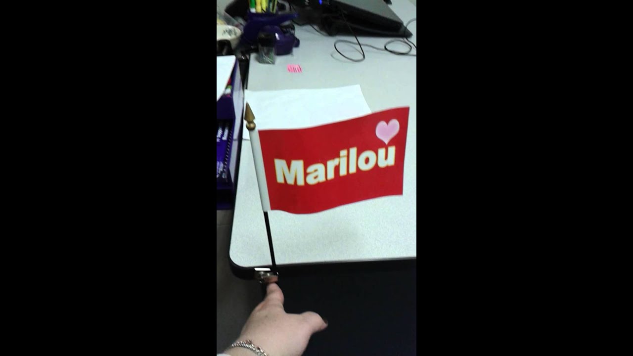 Product Review - Custom Desk Flag