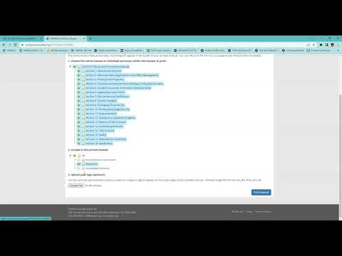 Part 5: Printing Your Manual from the P&P Builder