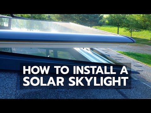 How To Install a VELUX Solar Skylight – Dale's Blog