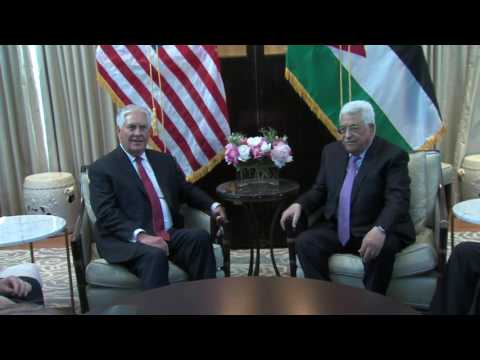 Secretary Tillerson Meets With Palestinian Authority President Mahmoud Abbas