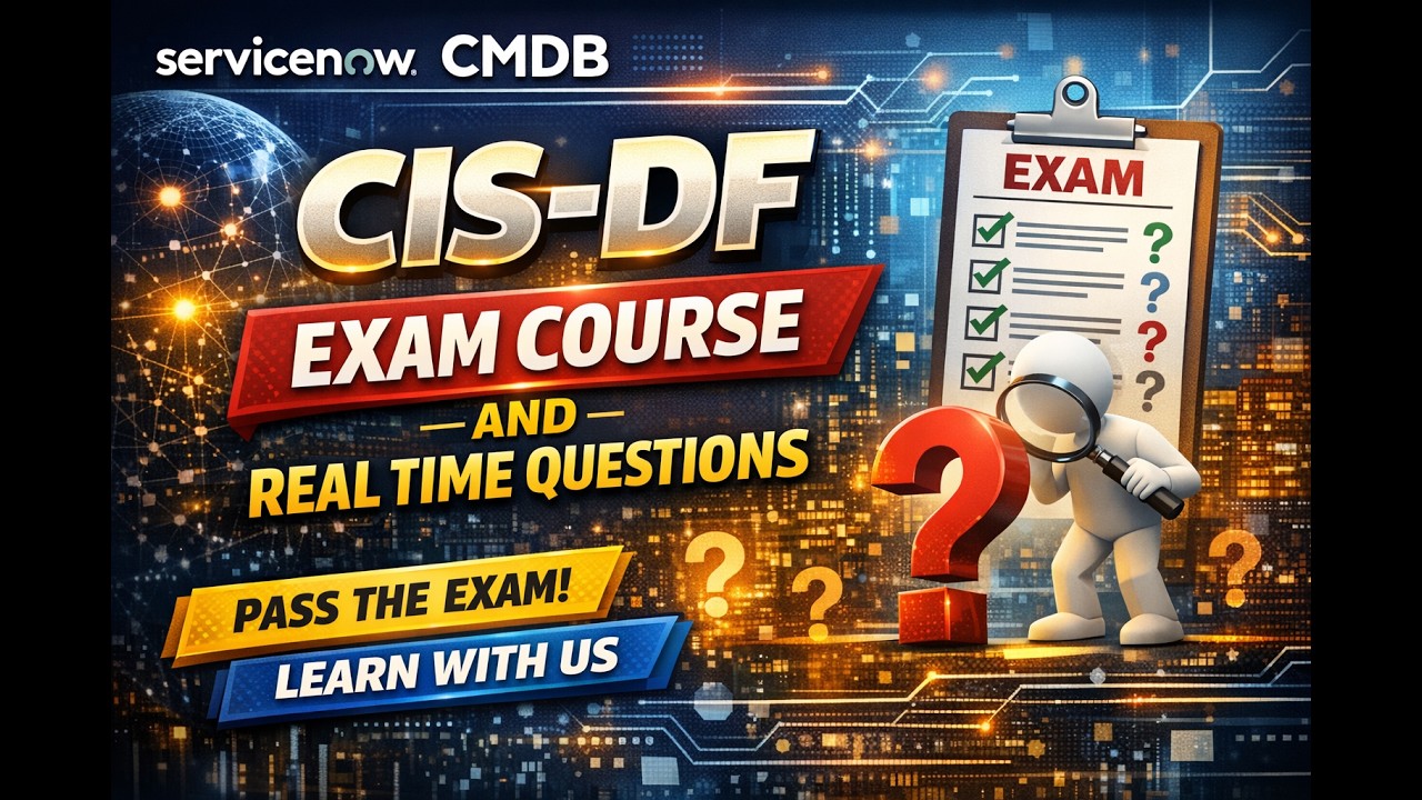 CMDB CIS-DF Day1(part1) CI Class Manager