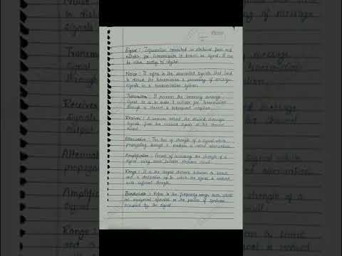 Class 12 physics notes | Communication system | pdf link in the description | #shorts #neet #jee
