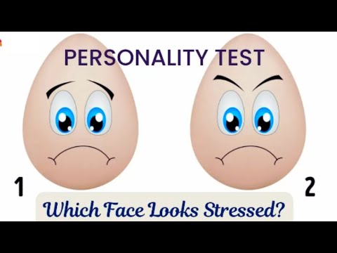 Which face looks stressed to you in the picture? : Personality Test