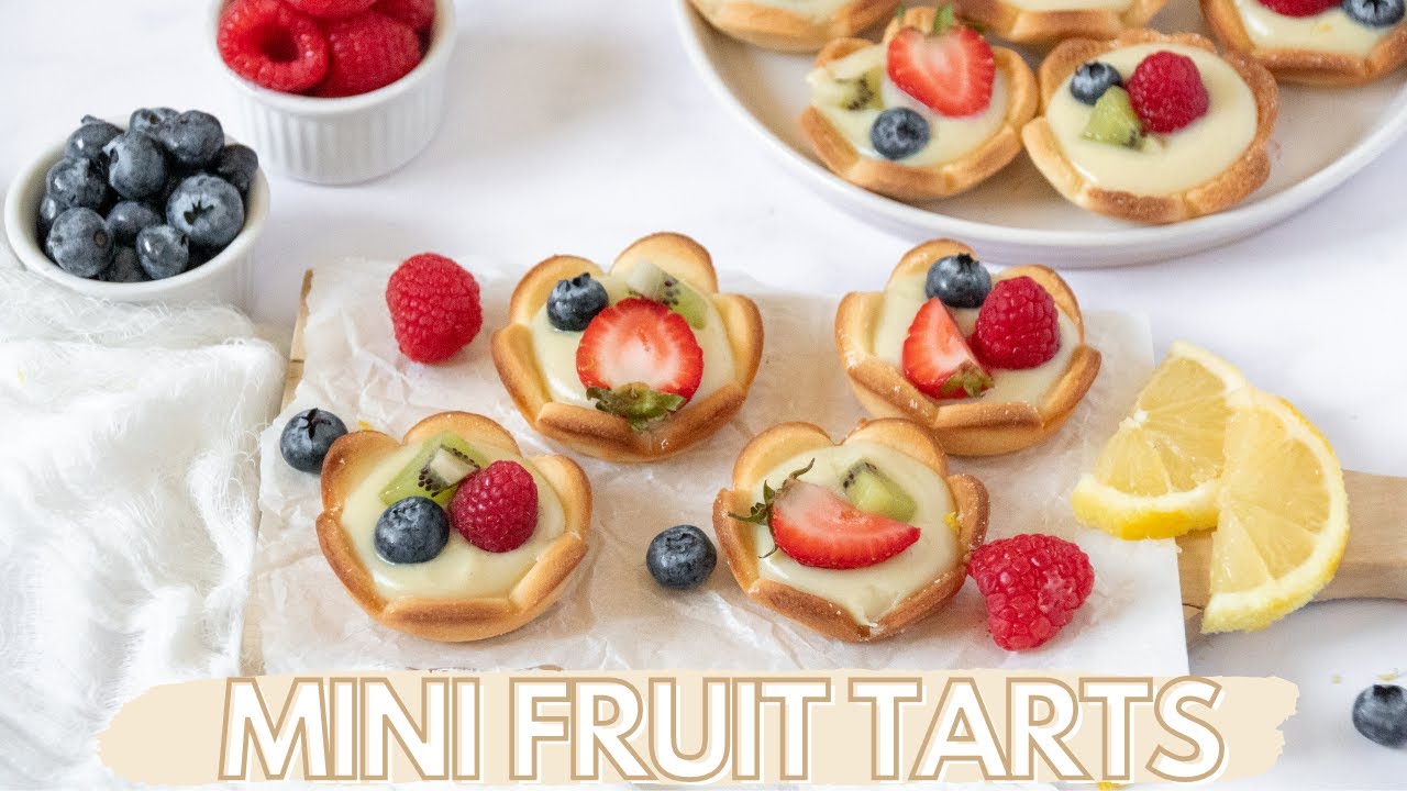 Mini Fruit Tarts Recipe (Without a Mold)