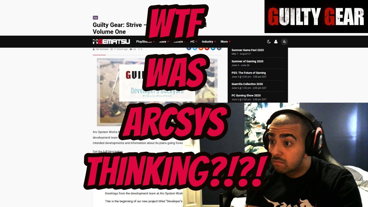 REVIEWING NEW GG STRIVE GEMATSU ARTICLE!!