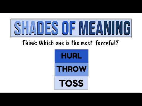 Shades of meaning (2nd Grade Intro)