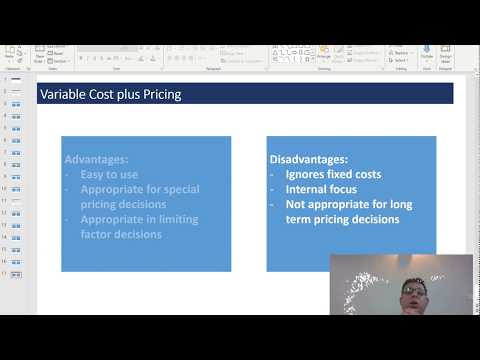 Cost based Pricing An Introduction