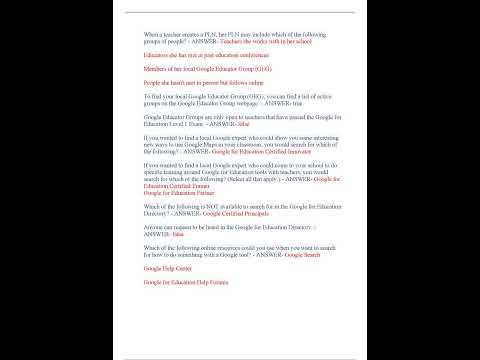 GOOGLE CERTIFICATION LEVEL 1 NEWEST 2023 2024 ACTUAL EXAM 250 LATEST QUESTIONS AND CORRECT DETAILED