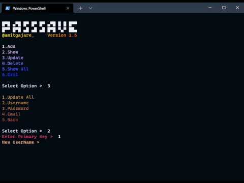 A Password Manager Using Python & SQLITE3