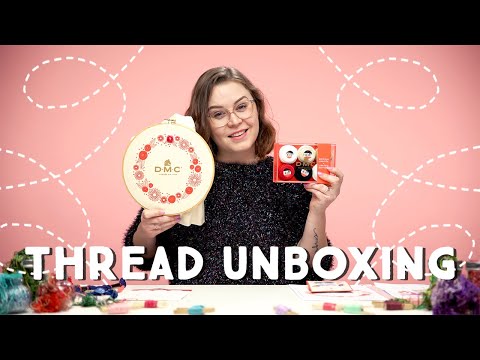 How to Use Cotton Perlé Embroidery Thread | NEW DMC UNBOXING!