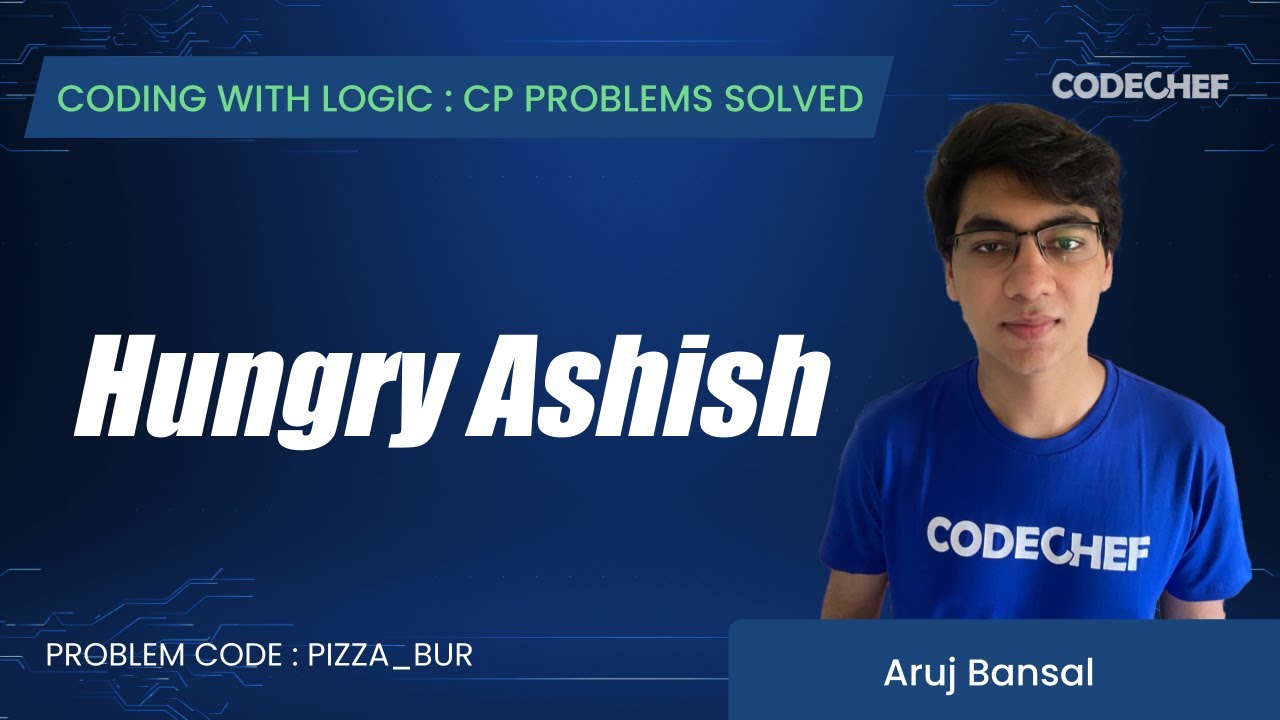 PIZZA_BUR | Hungry Ashish | Coding with Logic: CP Problems Solved #N/A
