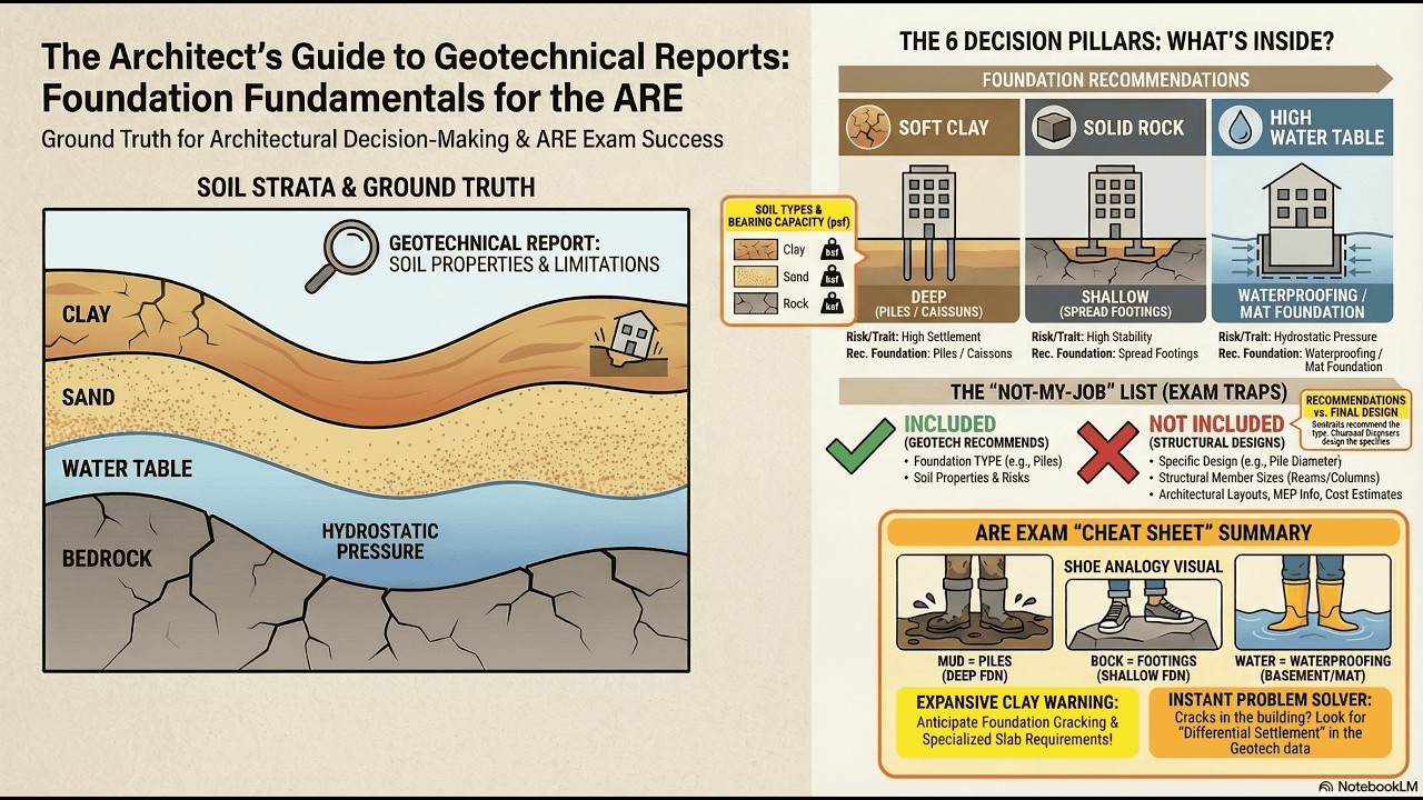 ARE Exam Prep: Geotechnical Report for PA, PPD & PDD | ARE Lab