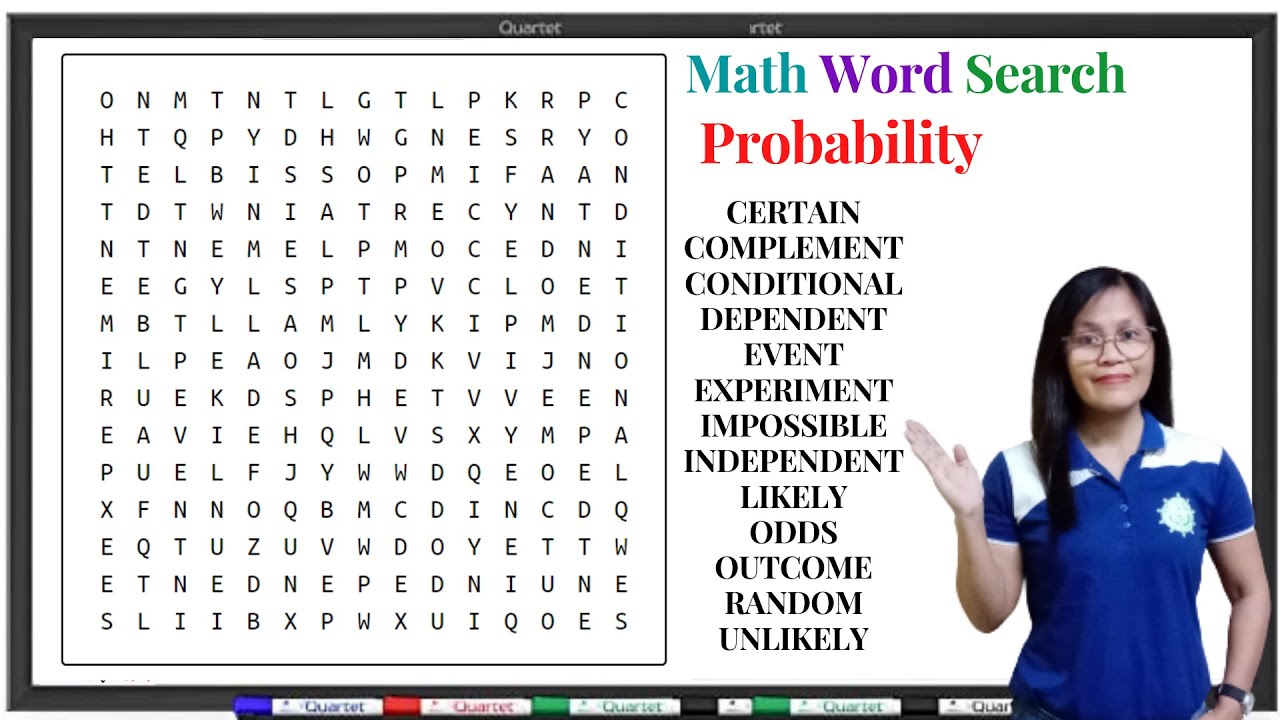 PROBABILITY [MATH WORD SEARCH]