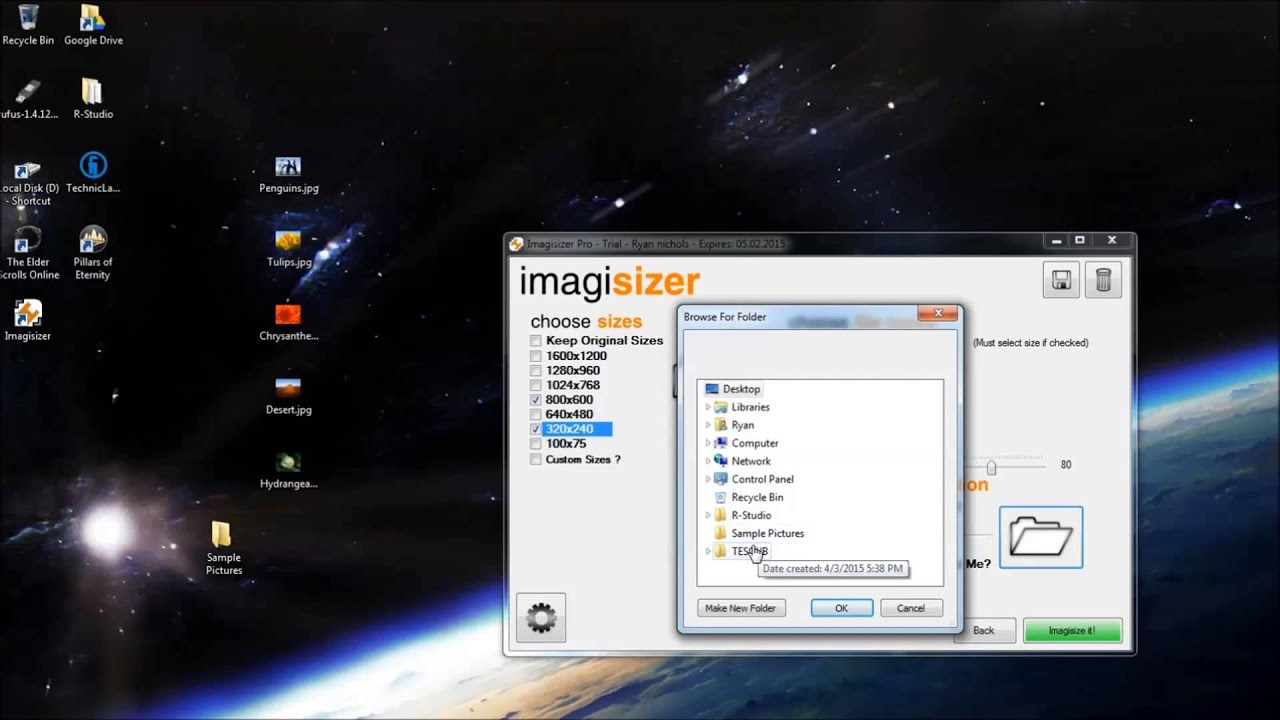 Batch Image Processing Software - Imagisizer