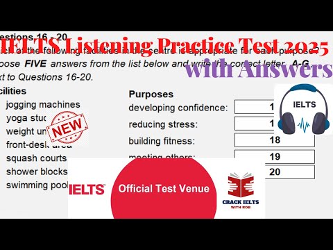 IELTS Listening Actual Test 2025 with Answers | 19.06.2025