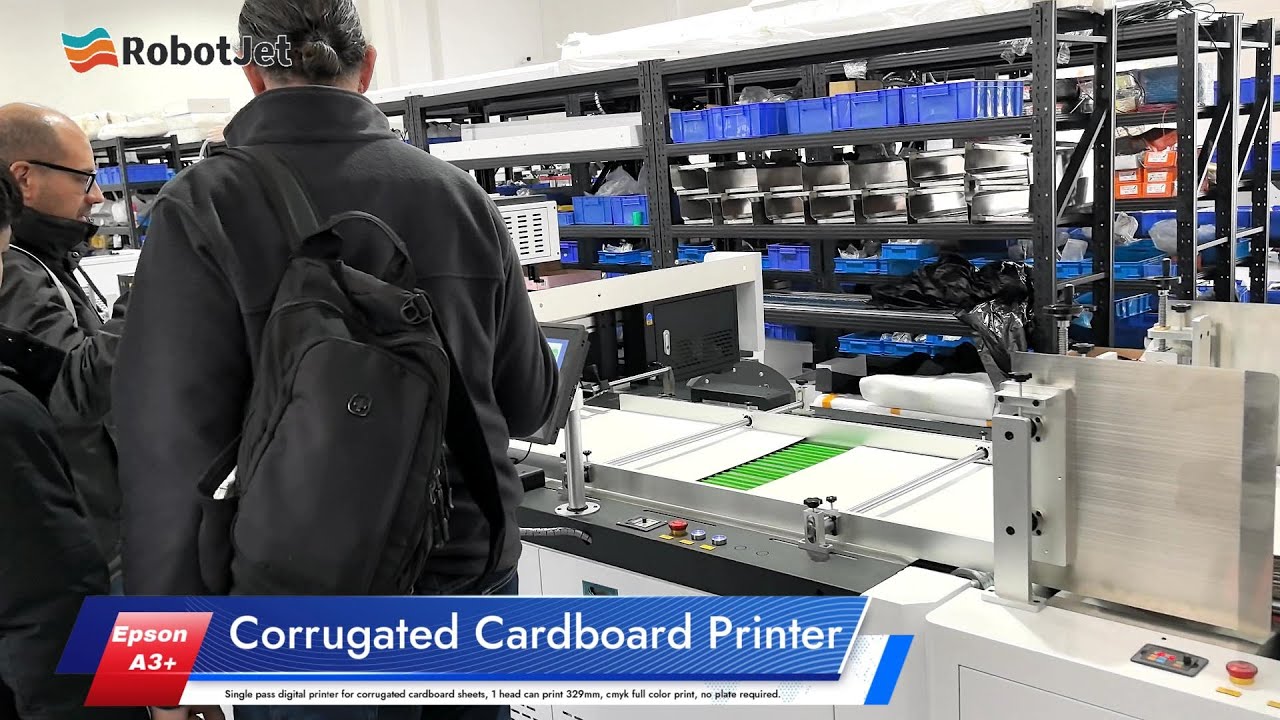 Single Pass Digital Printer for Paper Products, Digital Inkjet Printing Machine