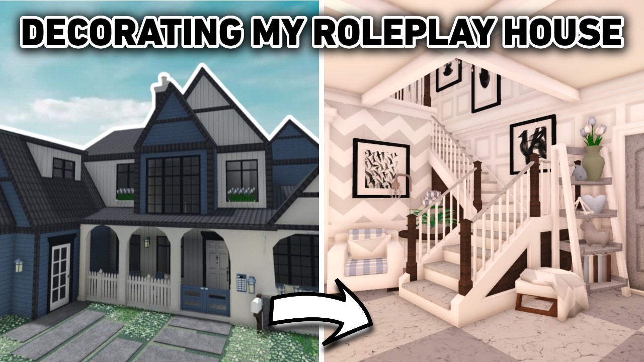 DECORATING MY DREAM ROLEPLAY HOUSE In BLOXBURG (Part 2)