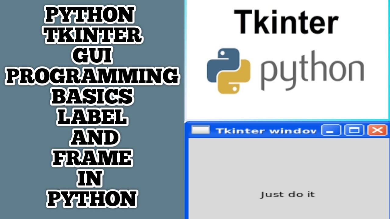 Python tutorial | Python TKinter Label | Label in Python | How to use Label in python | #1