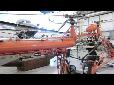 Dual Rotors Medical Evacuation Helicopter DH-20 that could be folded. By Del Mar Engineering 1968