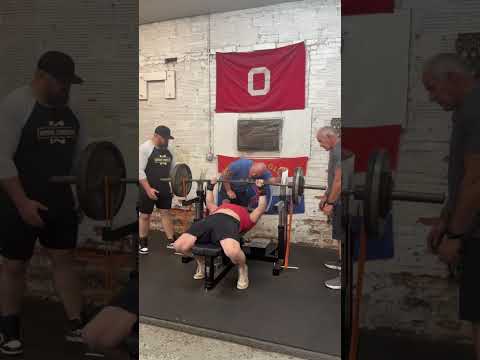 250 x 2 rack press with 200lbs band tension