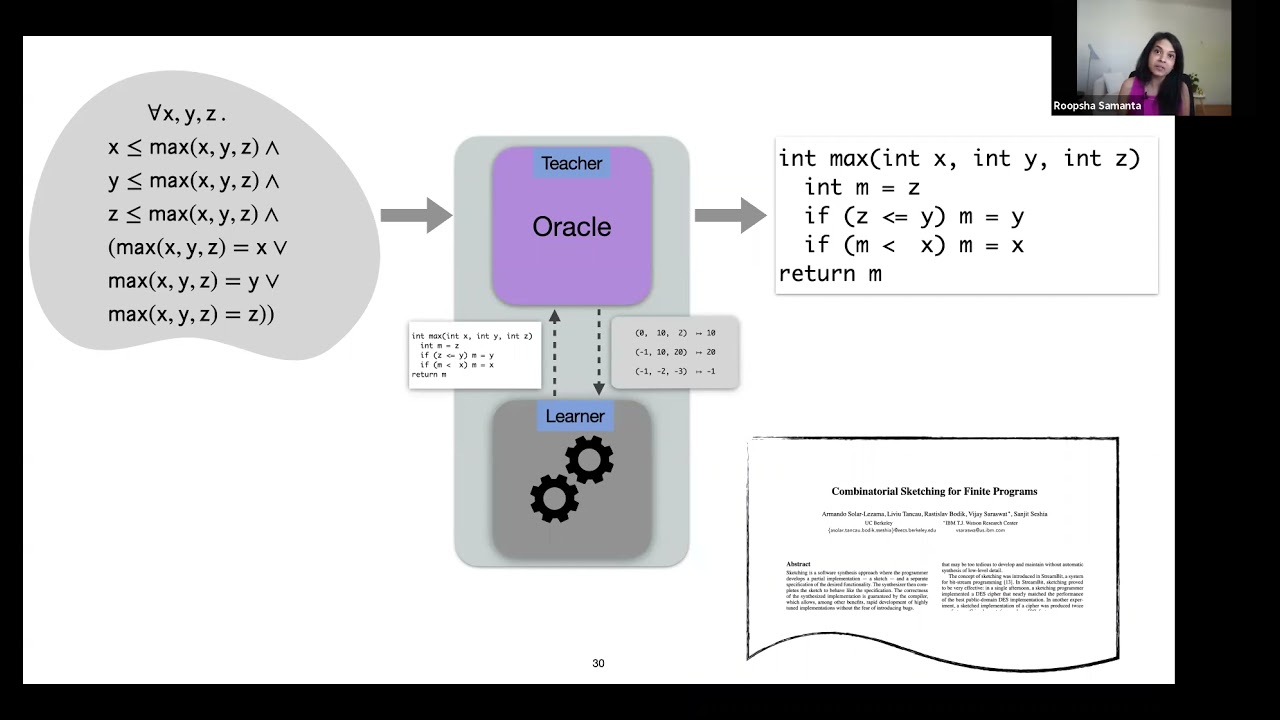 MANTIS: Semantics-Guided Inductive Program Synthesis | Roopsha Samanta